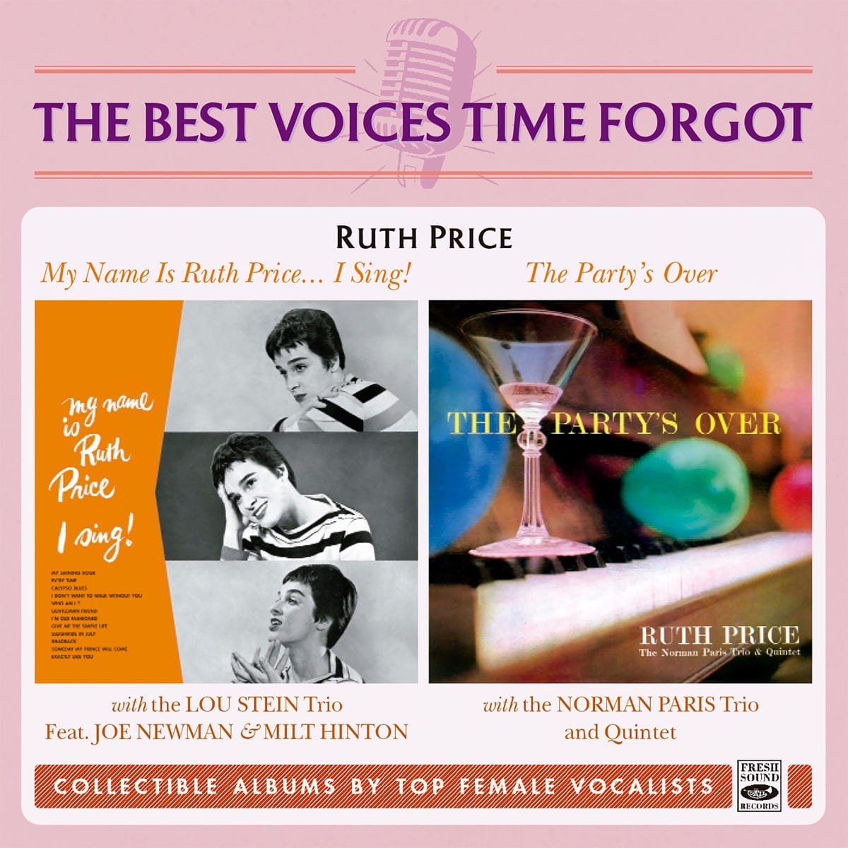 Ruth Price: My Name Is Ruth Price... I Sing! / The Party’s Over - Jazz ...